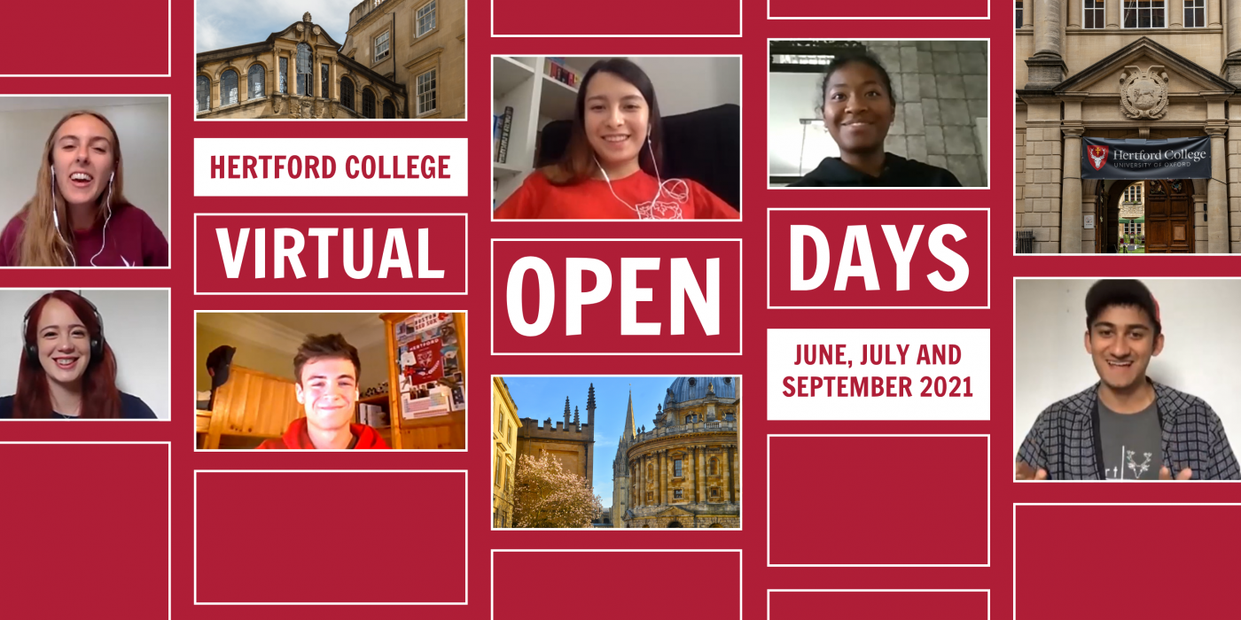 Undergraduate Virtual Open Days - Hertford College | University of Oxford