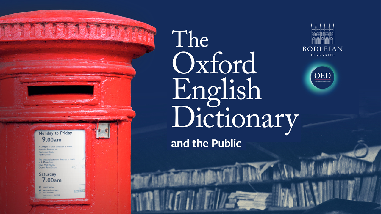 OED exhibition co-curated by Charlotte Brewer - Hertford College ...